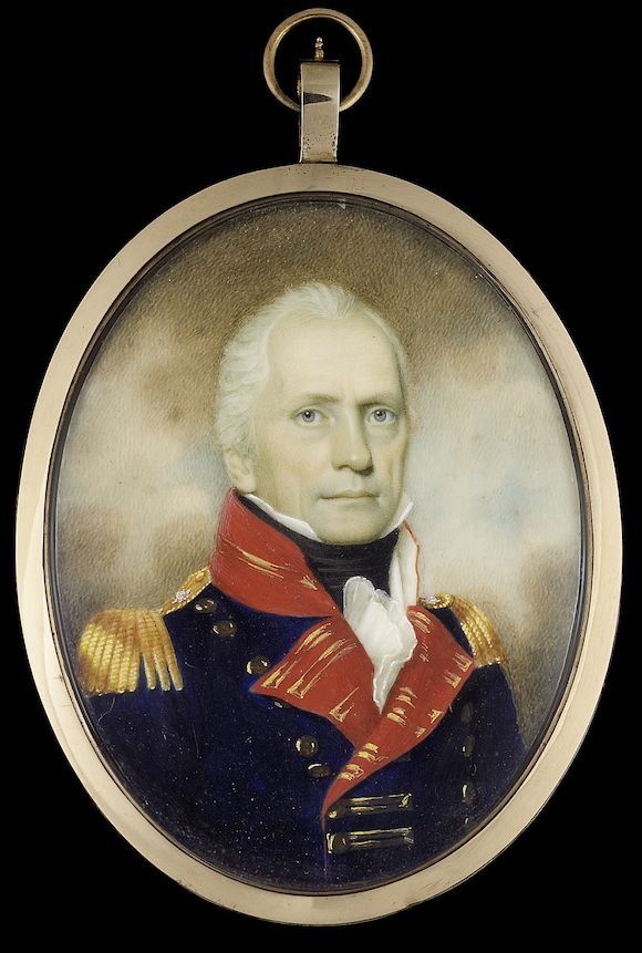 Bonhams : Attributed to Walter Robertson, An Officer of Royal Artillery ...