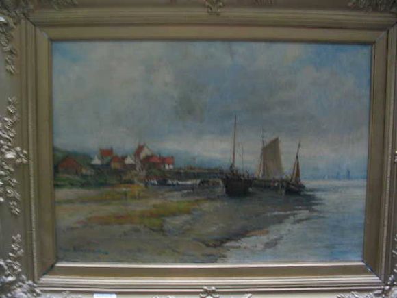 Bonhams : Allan Henderson (20thc) Buckhaven harbour