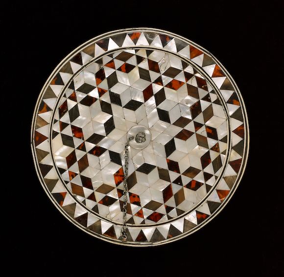 Bonhams : An Ottoman marquetry wood Mirror Turkey, early 19th Century