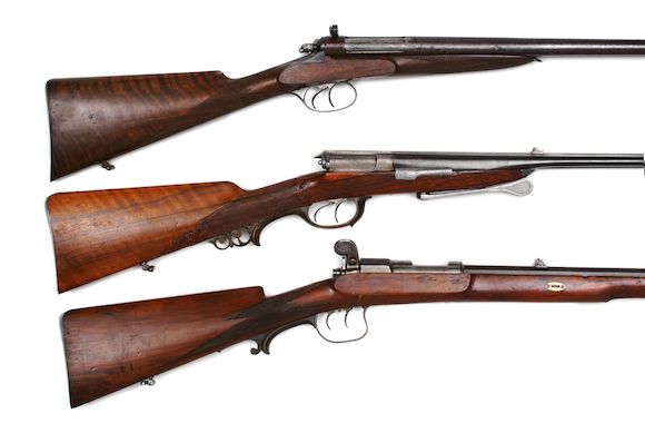 Bonhams : A Prussian Dreyse Patent 40-Bore Breech-Loading Needle-Fire Rifle