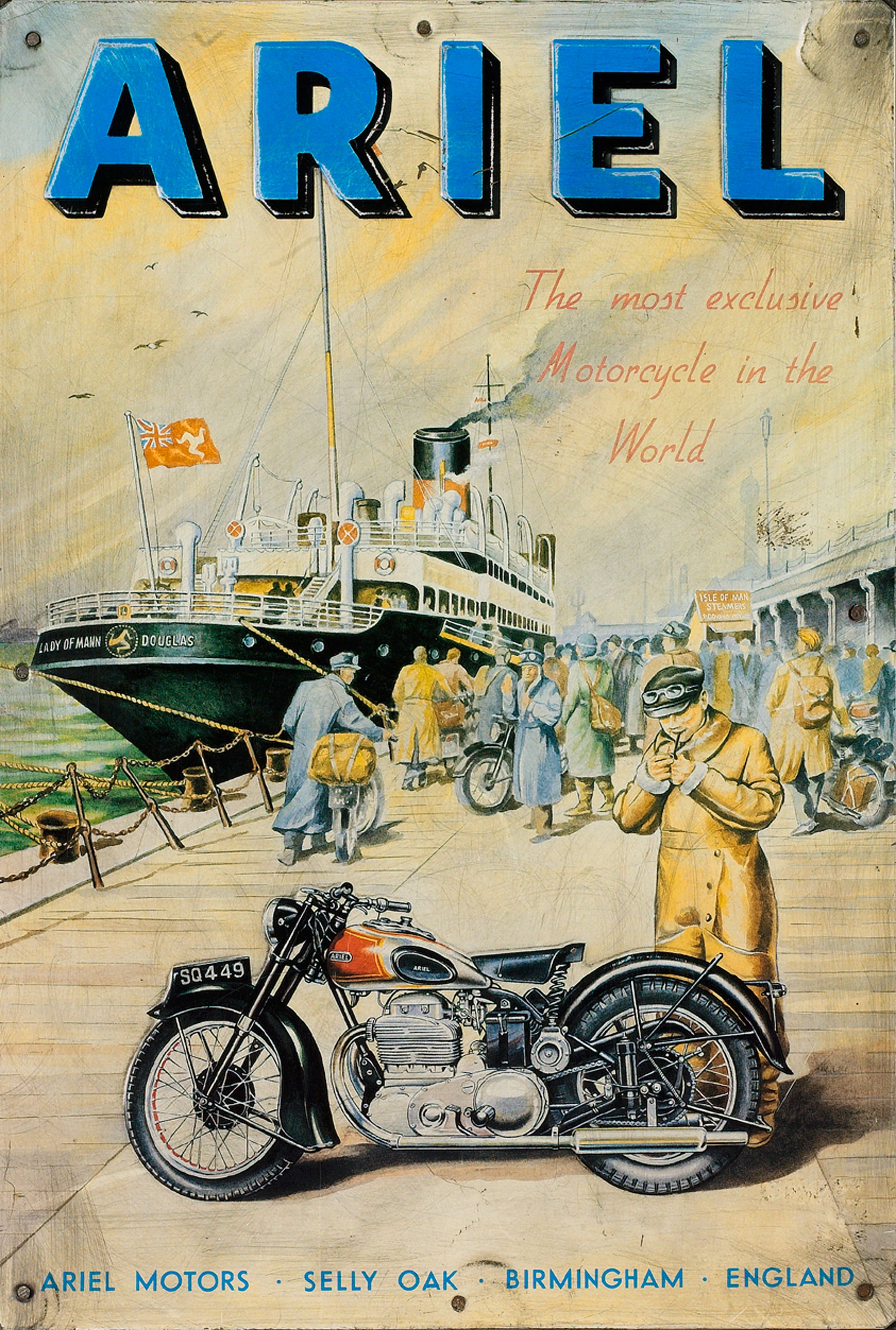 Bonhams Cars : Ariel - 'The Most Exclusive Motorcycle in the World' tin ...