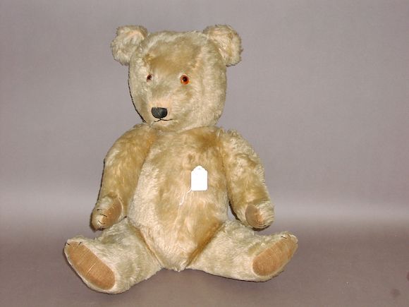 Bonhams : A large Chiltern Hugmee Teddy bear, English circa 1950's