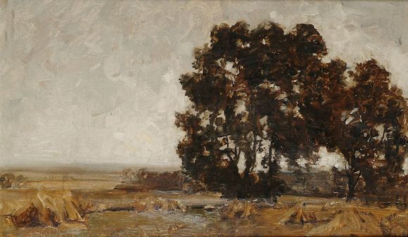 Bonhams : Robert Noble (British, 1857-1917) Extensive landscape with a ...