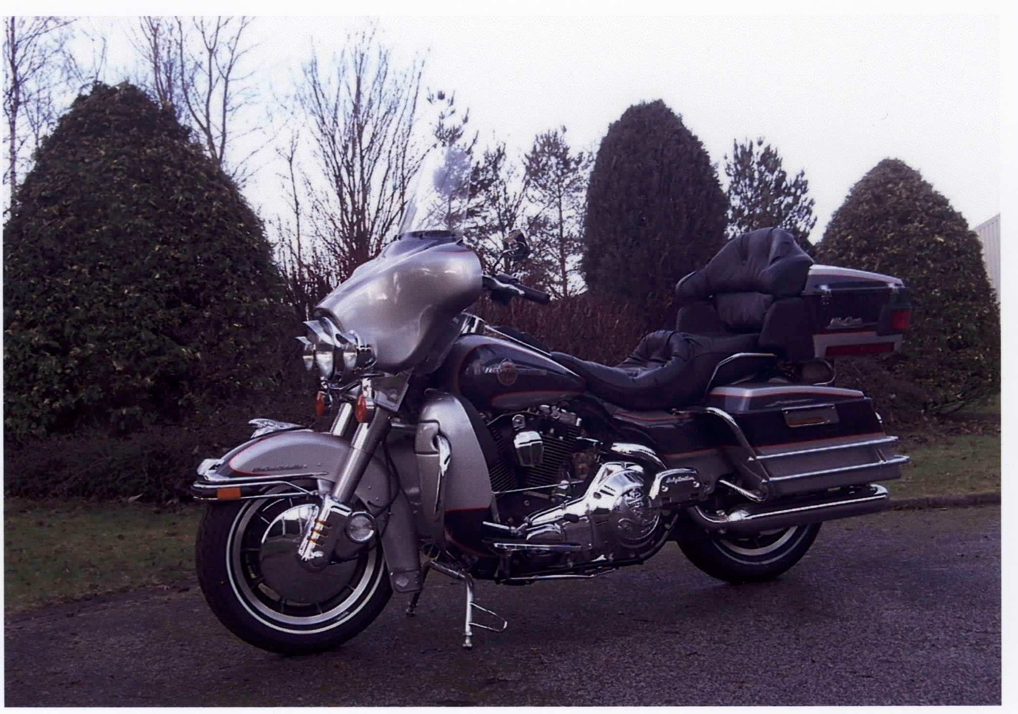 Bonhams Cars : Three miles from new and unregistered,1993 Harley-Davidson 1,340cc Model FLHTC ...