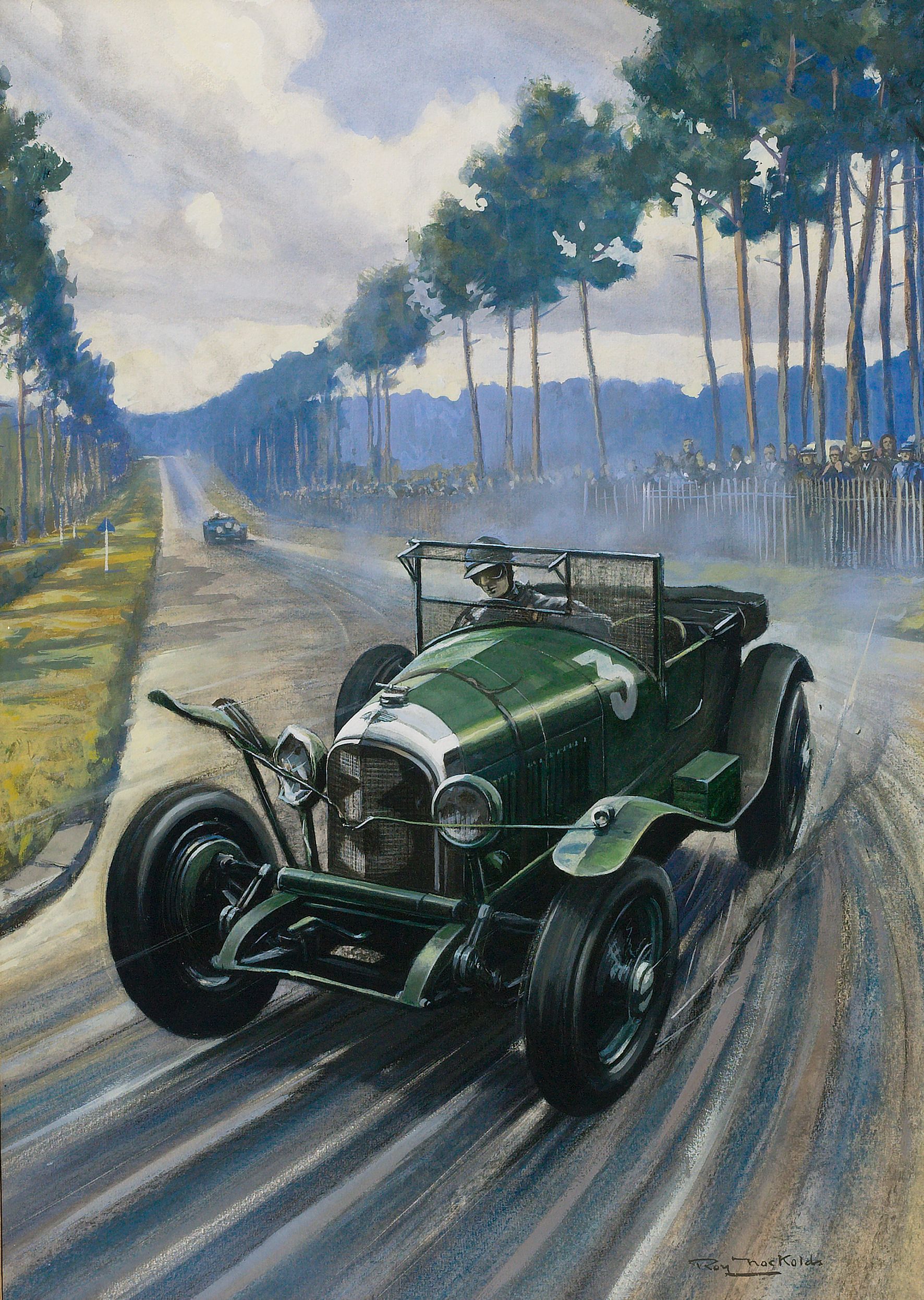 Bonhams Cars : Roy Nockolds, 'Old No.7 at Le Mans 1927', commissioned ...