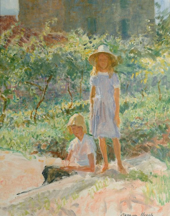 Bonhams : Robert Norman Hepple (British, 1908-1994), Children in the ...