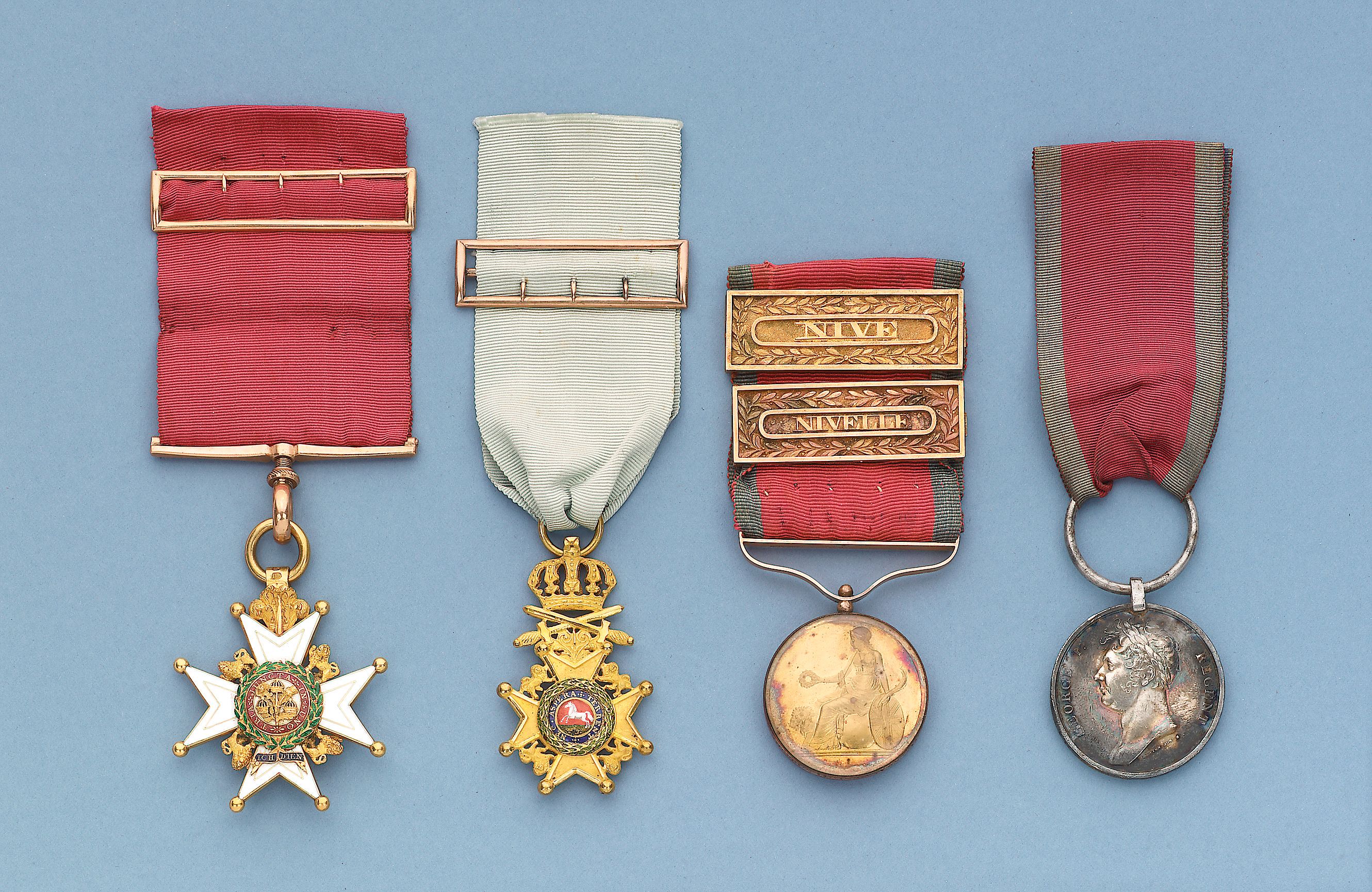 A fine Army Gold Medal awarded to - auctions & price archive