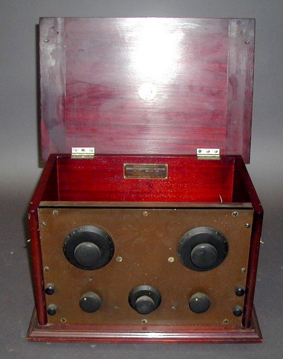 Bonhams : A Marconiphone type 31 three valve receiver,