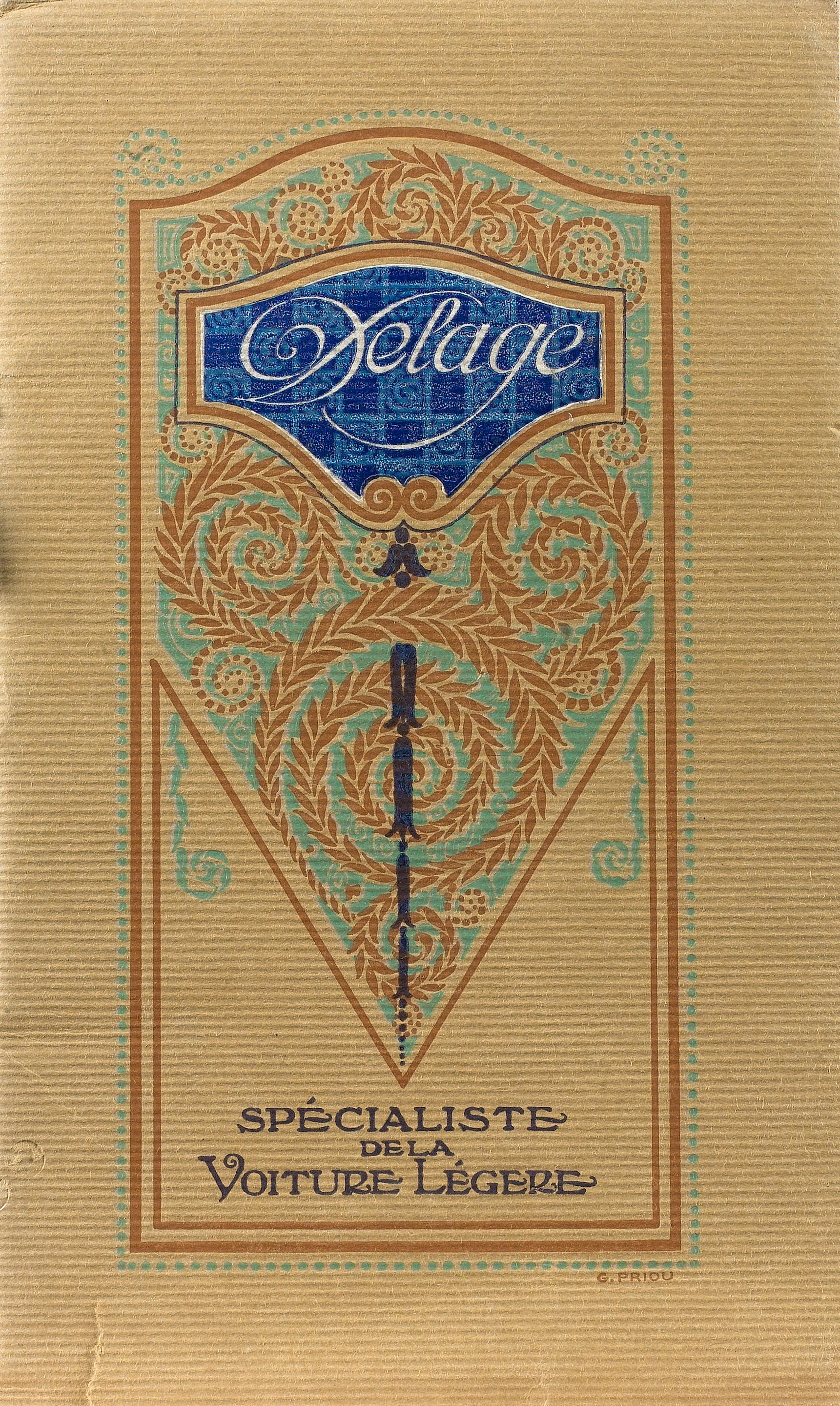 Bonhams Cars : Delage, a 1912 sales brochure,