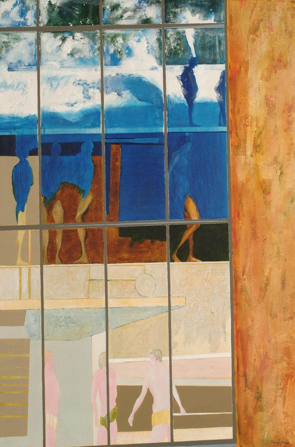 Bonhams : Terry Jones (British, 1938-1992) Putney Baths, 1971/72 92 x 60cm.