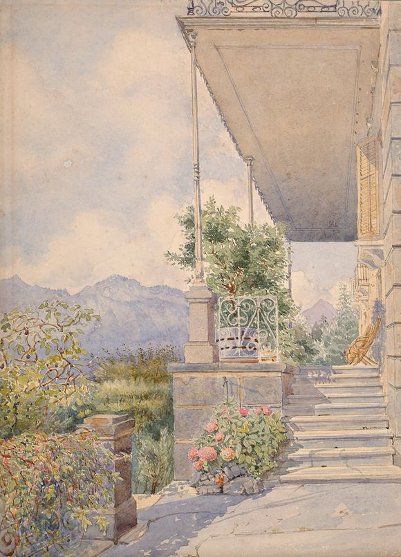 Bonhams : Mary E.Griffith (British, exh.1881-1923) A folio of Alpine ...