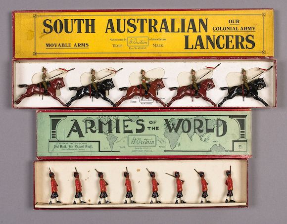 Bonhams : Britains set 49, South Australian Lancers 8