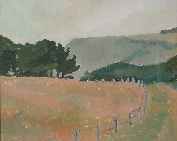 Bonhams : Ruth Everard-Haden (South African, 1904-1992) Landscape with ...
