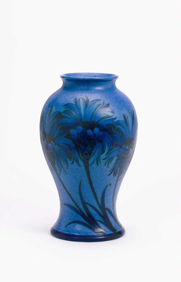 Bonhams : 'Powder Blue Cornflower' A Large Vase