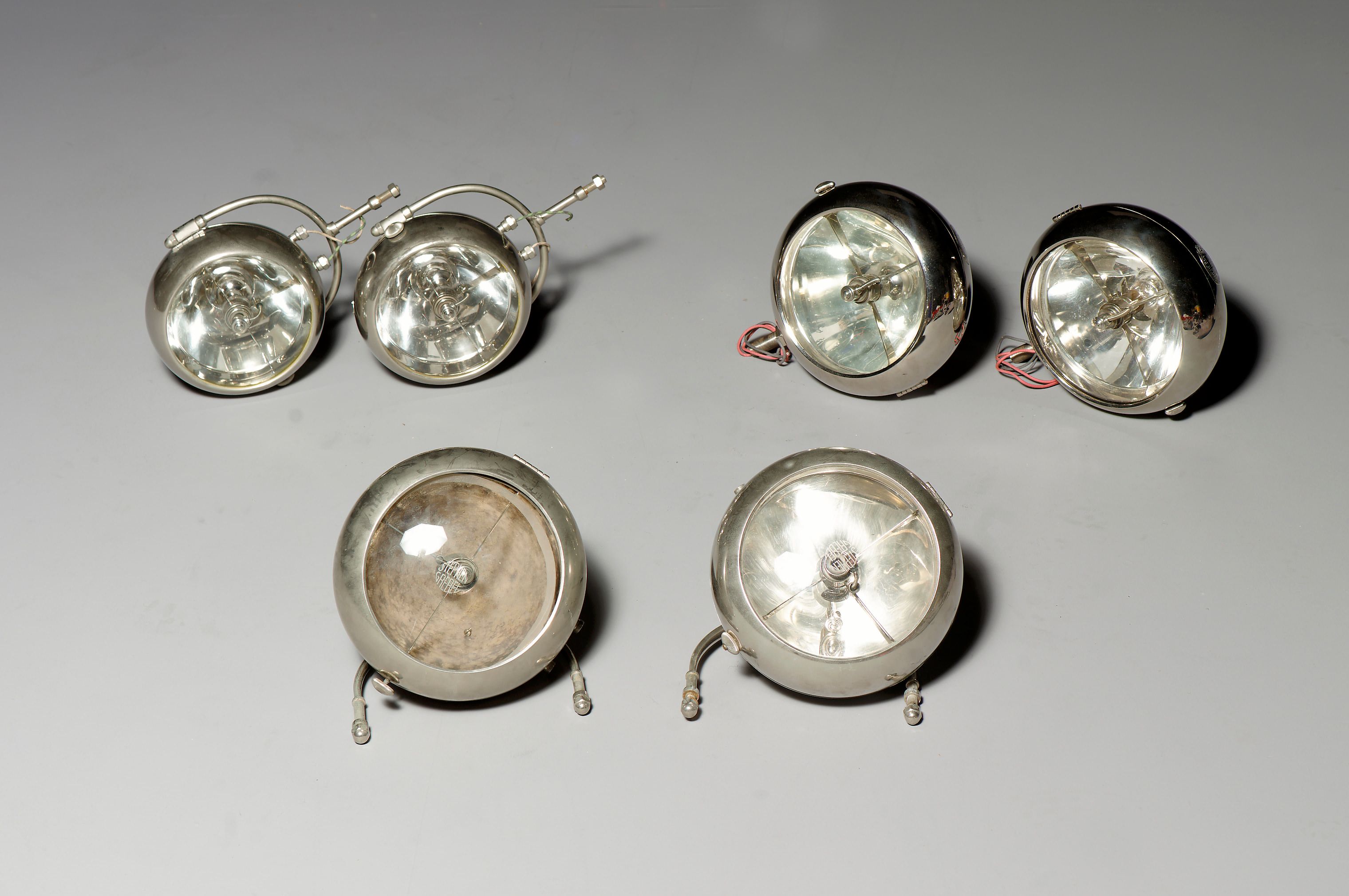 Bonhams Cars : A good pair of Stephen Grebbel tri-bar headlamps,