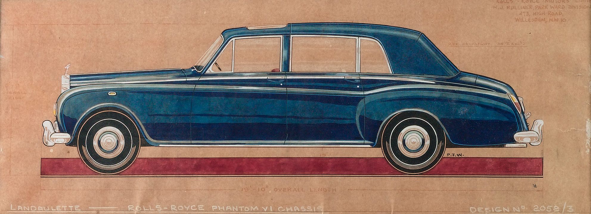 Bonhams Cars : Five original coachbuilder's illustrations,
