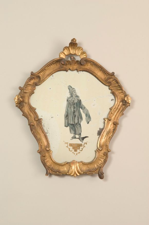 Bonhams : A 19th Century Italian carved giltwood cartouche shaped wall ...