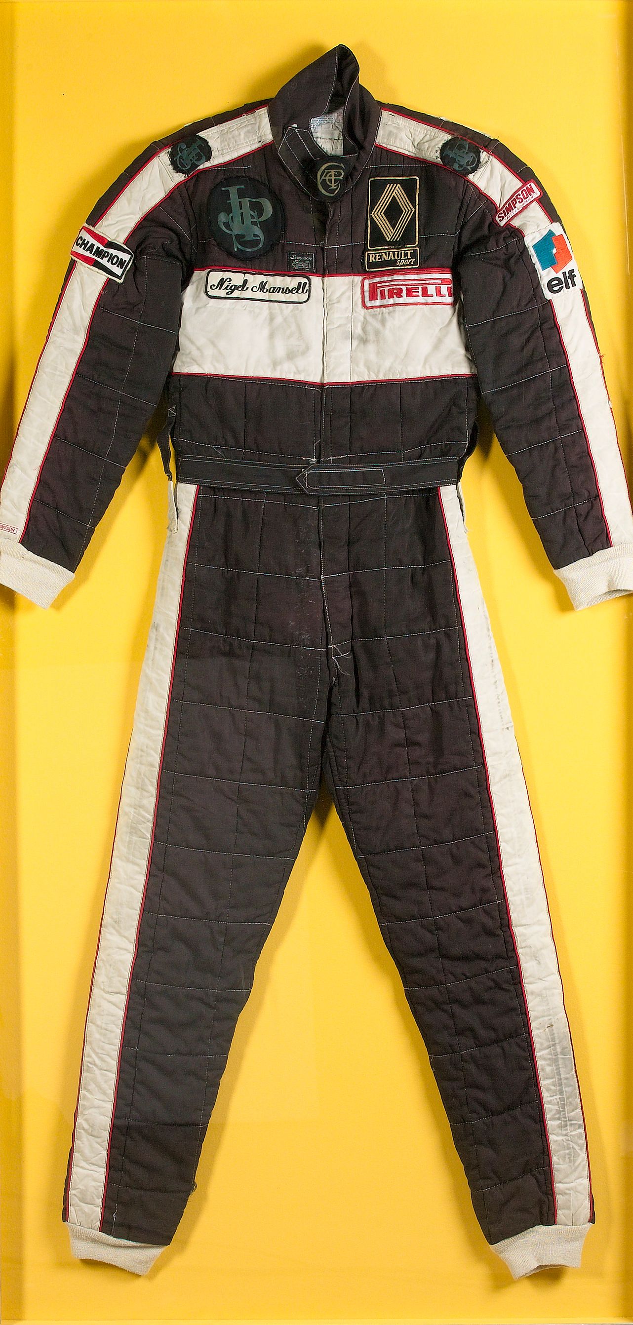 Bonhams Cars : A Nigel Mansell Race Suit from the 1983/84 season,