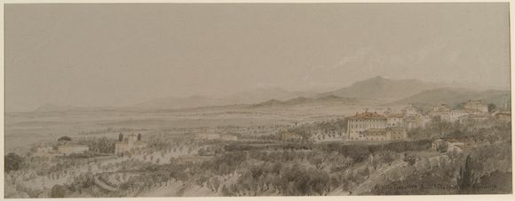 Bonhams : Lady Elizabeth Susan Percy (d.1847) Villa Pescatore from ...