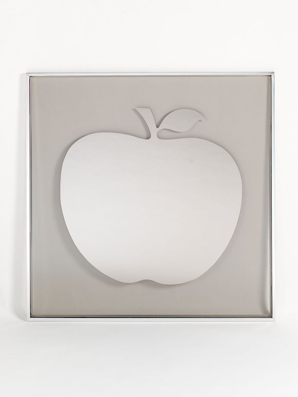 Bonhams : A large 'Apple' mirror by Ringo Or Robin, 1970s,