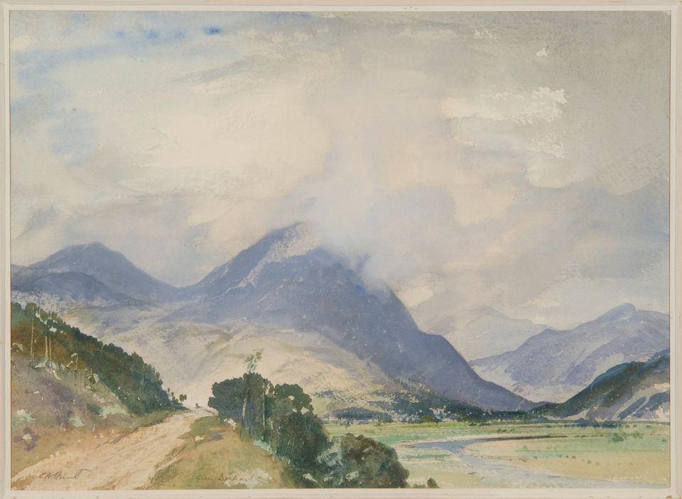 Bonhams : Cecil Arthur Hunt, R.W.S. (1873-1965) Glen Dochart