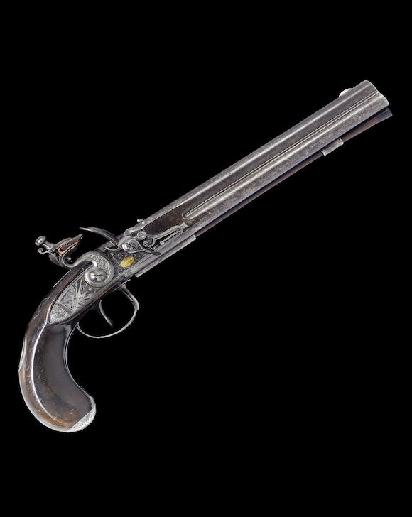Bonhams : A Fine And Rare 40-Bore Single-Trigger Four-Barrel Flintlock ...
