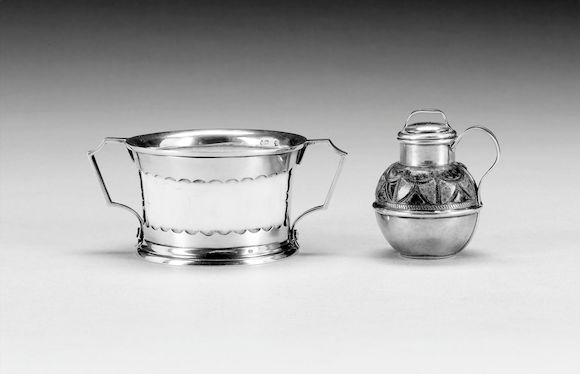 Bonhams : A Victorian silver and granite inlaid Guernsey cream jug, by ...
