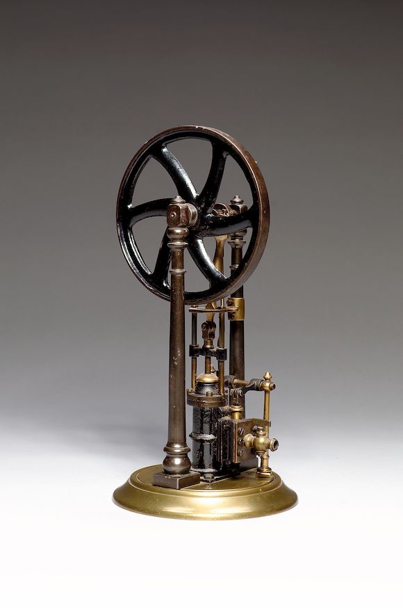 Bonhams : A Victorian Vertical Hot-air table engine