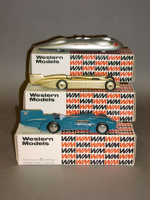 Bonhams : 1/43rd scale Western diecast Record car models, 3