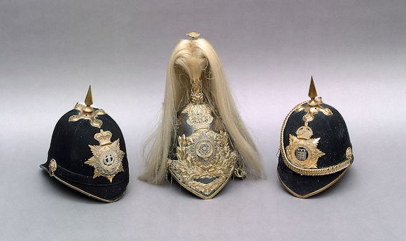 Bonhams : An officer's 1847 Albert pattern helmet of the 2nd West ...