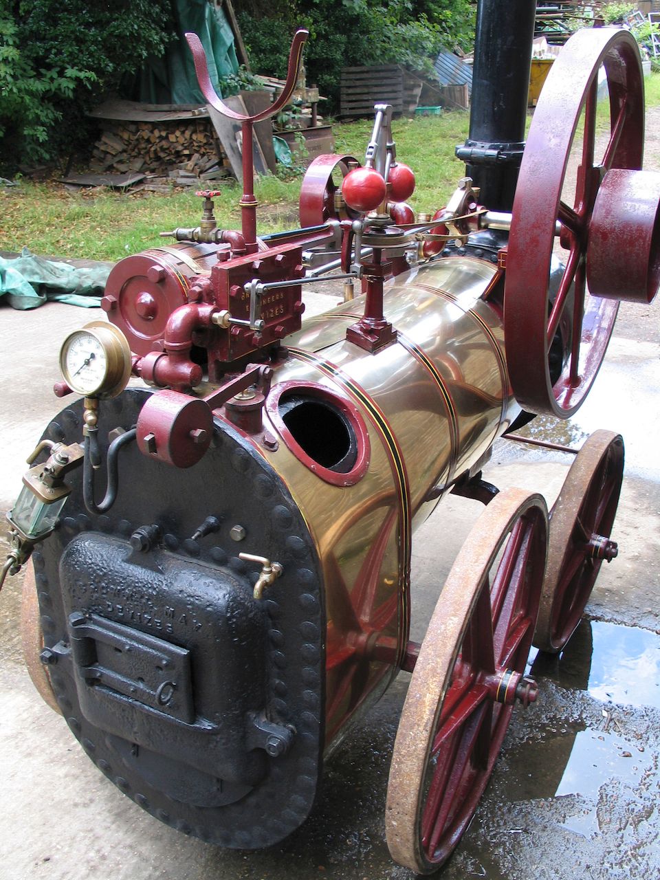 Bonhams : A scientifically important minute full size portable steam ...