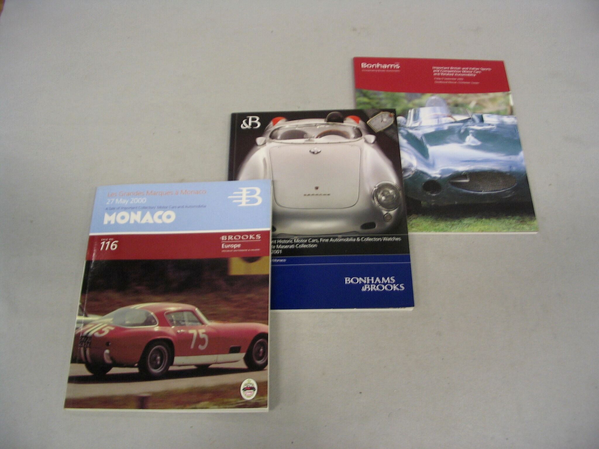 Bonhams Cars : A large collection of assorted auction catalogues,