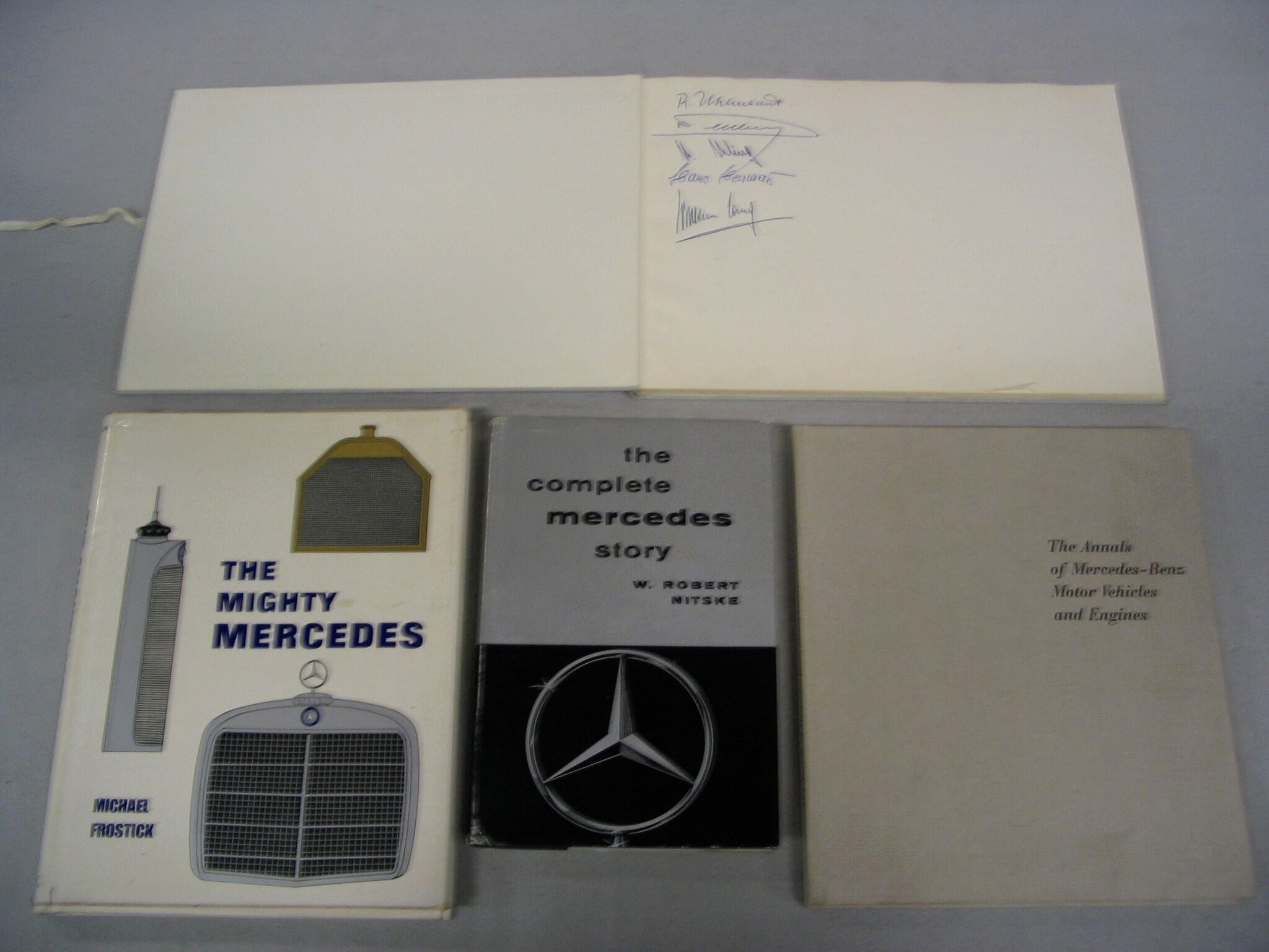 Bonhams Cars : Six books relating to Mercedes and Mercedes-Benz motor cars,