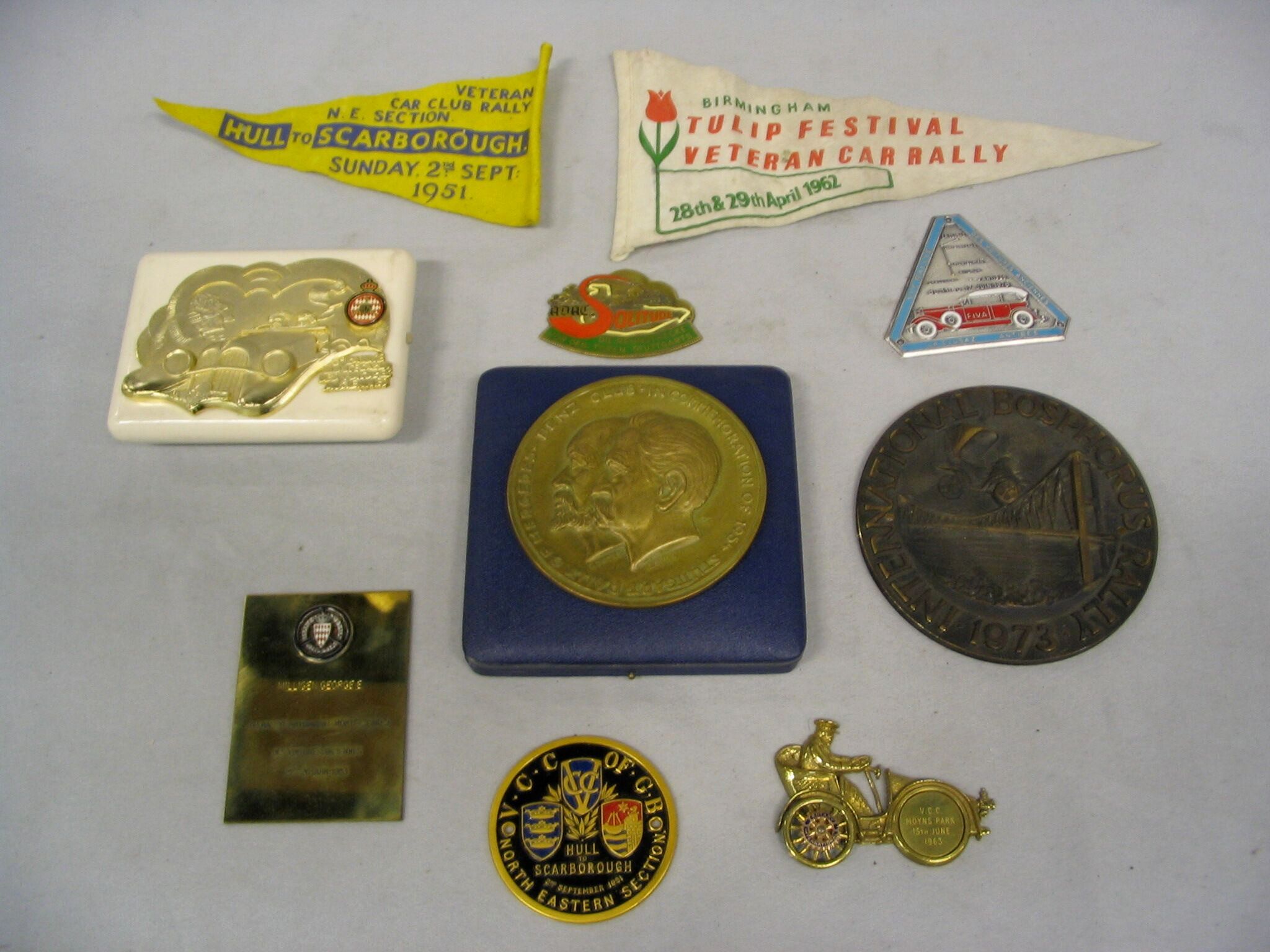 Bonhams Cars : A large quantity of various Rally plaques and award plates,