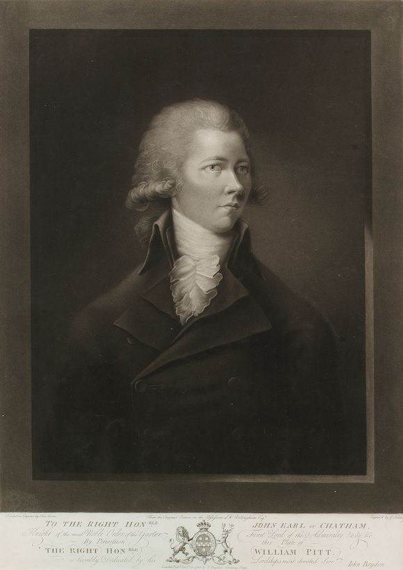 Bonhams : George Keating after S De Koster The Right Honorable William Pitt