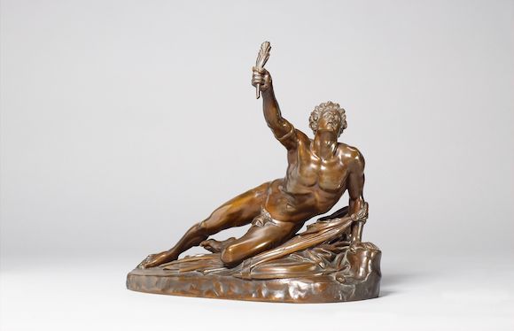 Bonhams : Jean Piere Cortot (French, 1787-1843): A bronze figure of ...