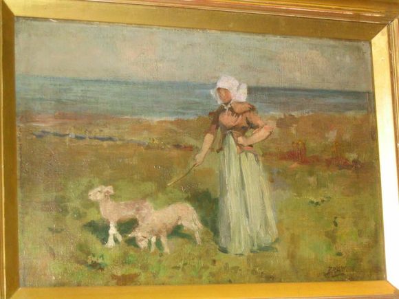 Bonhams : Peter Macgregor Wilson (circa 1855 - 1928) Shepherdess ...
