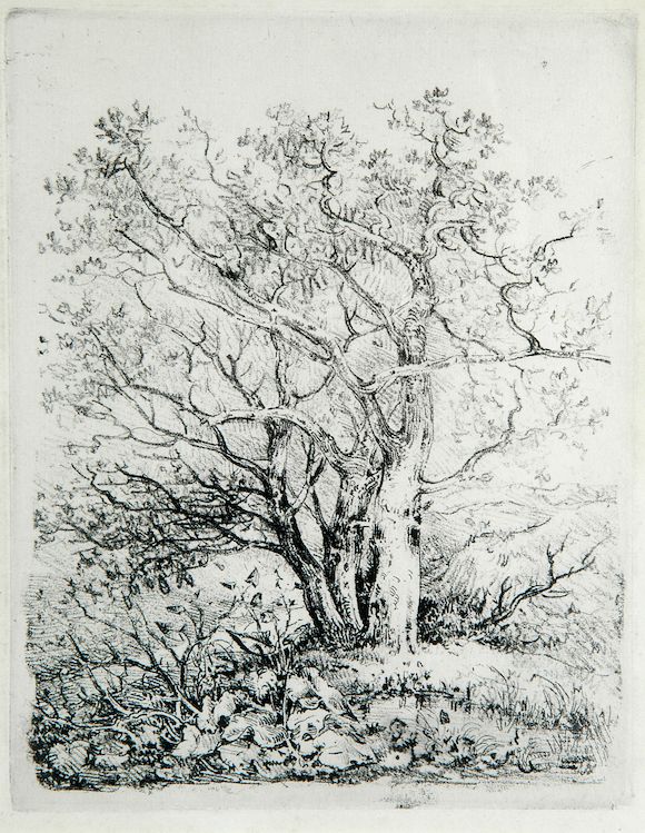 Bonhams : John Crome (1768-1821) Five soft ground etchings c.1809-1812 ...