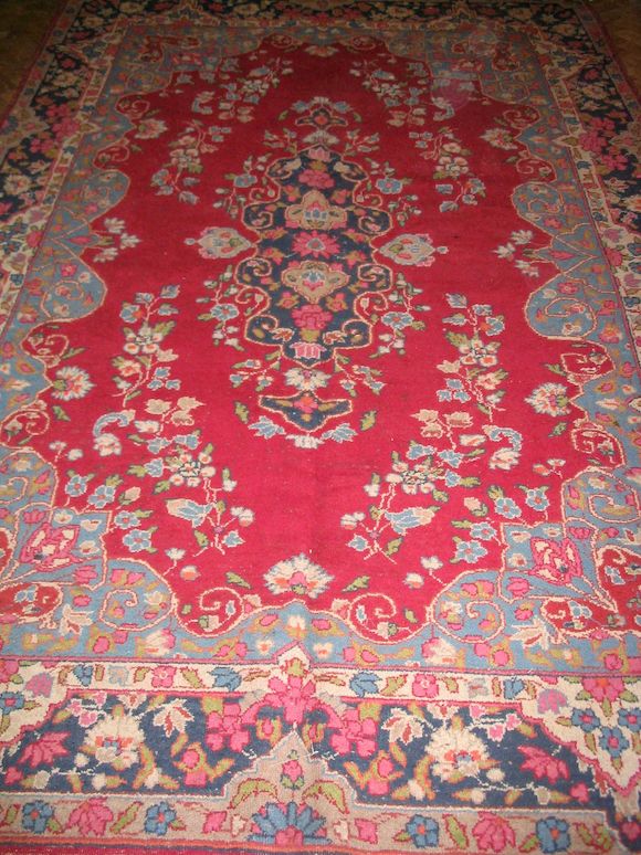 Bonhams : A Kirman carpet South East Persia, 310cm x 200cm