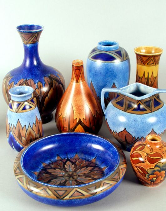 Bonhams : A small Clews Chameleon Ware vase circa 1930,