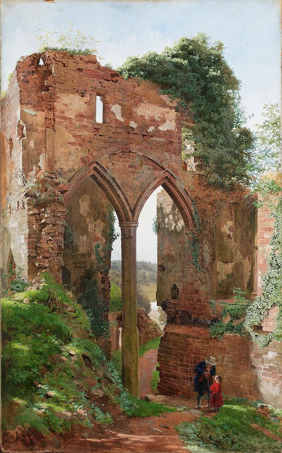Bonhams : Edmund George Warren, R.I. (British, 1834-1909) Conversing by ...