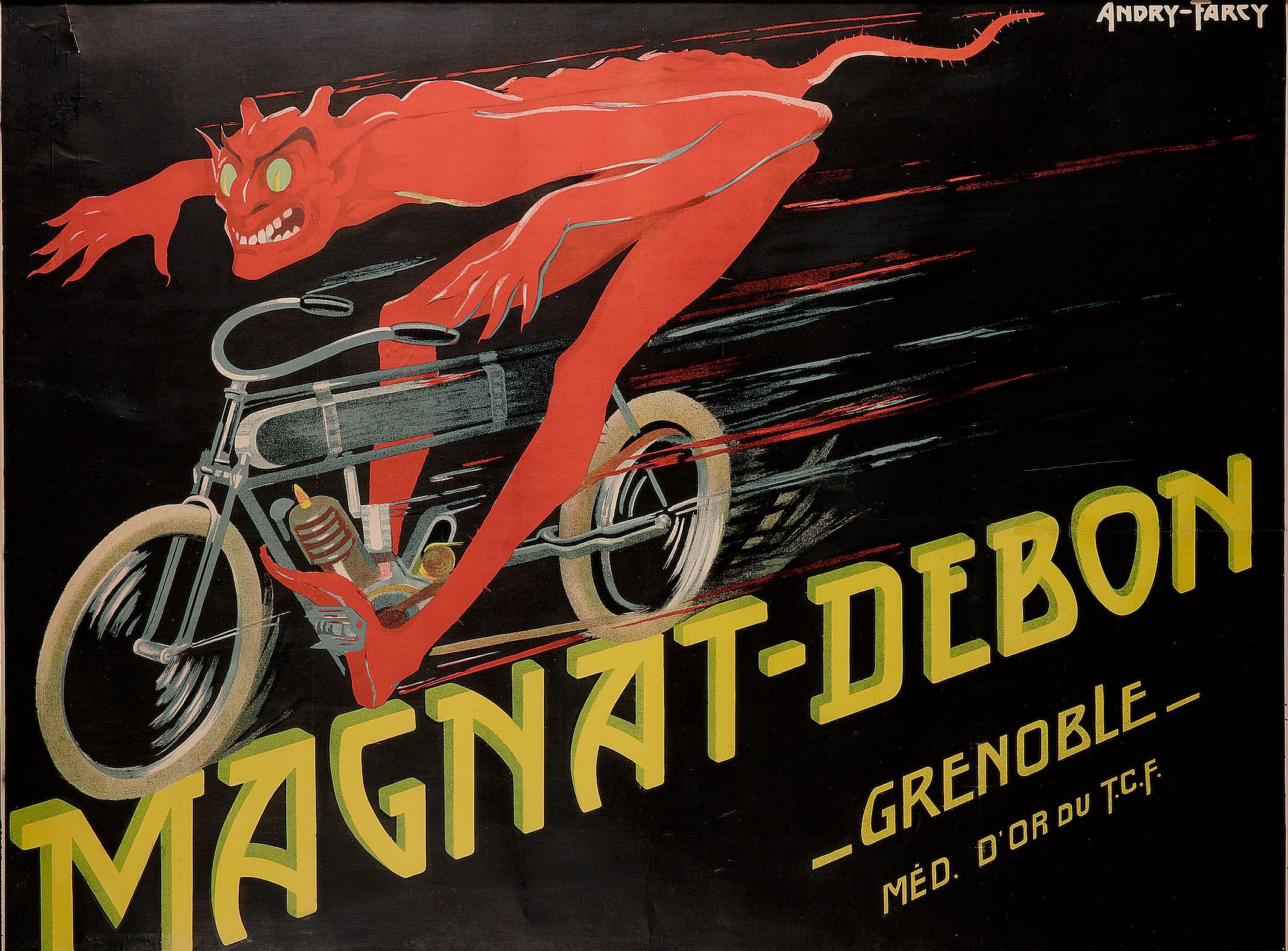 Bonhams Cars : Magnat-Debon motorcycles poster,