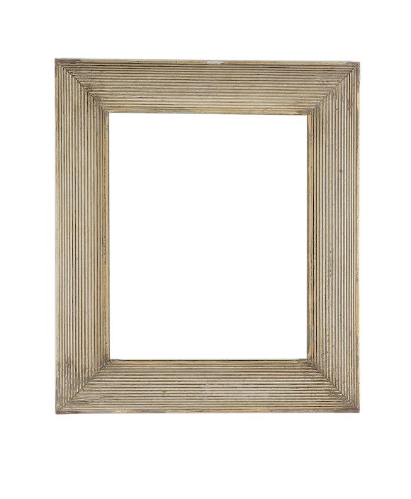 Bonhams : A French late 19th Century gessoed 'Degas' moulding frame,