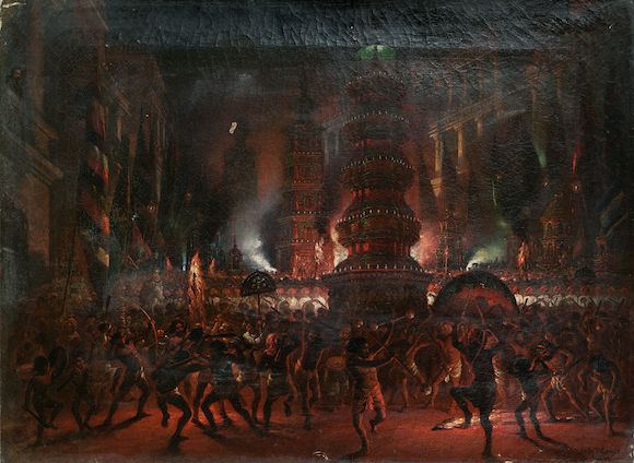 Bonhams : George Gidley Palmer (British, 1830-?) The festival of Ashura ...