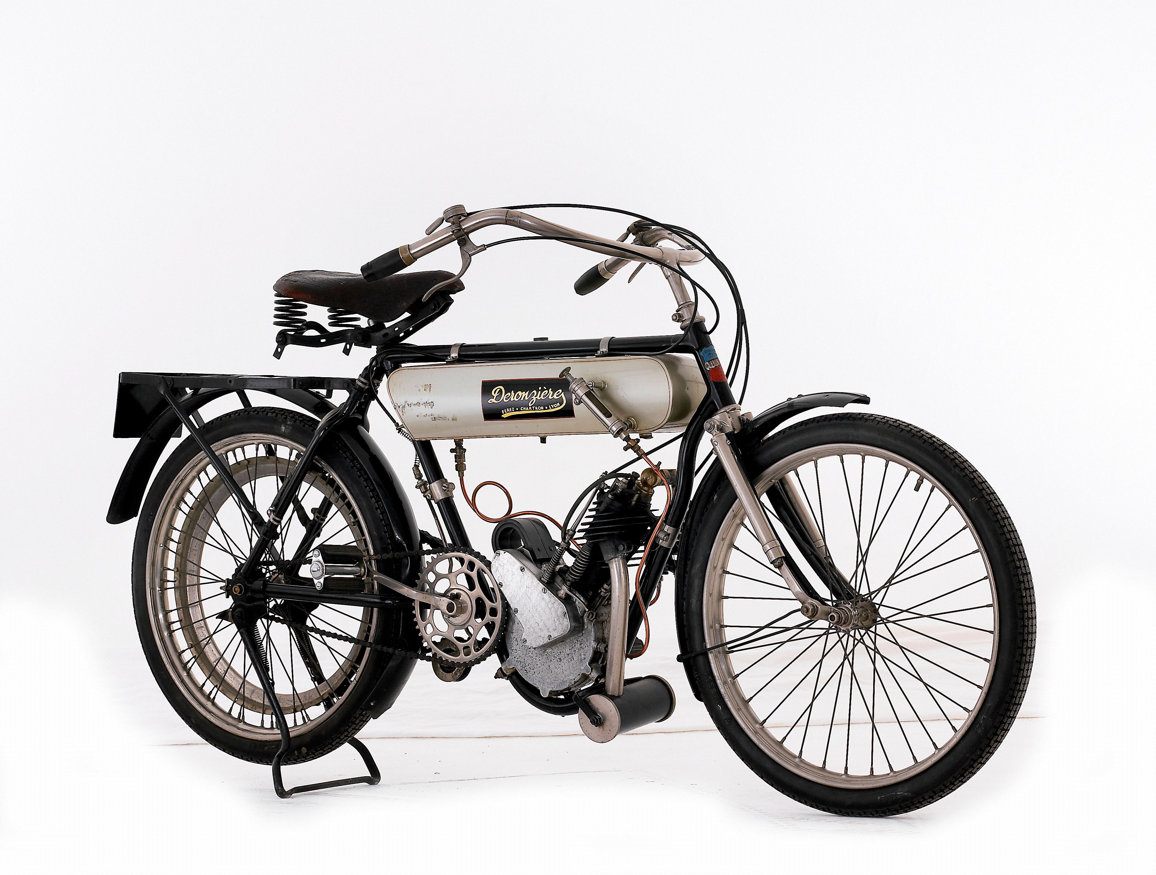Bonhams Cars : 1907 Deronziére 282cc Autocyclette Frame no. 767 Engine ...
