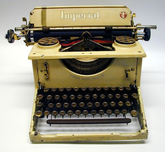 Bonhams : An Imperial model 50 Standard typewriter,