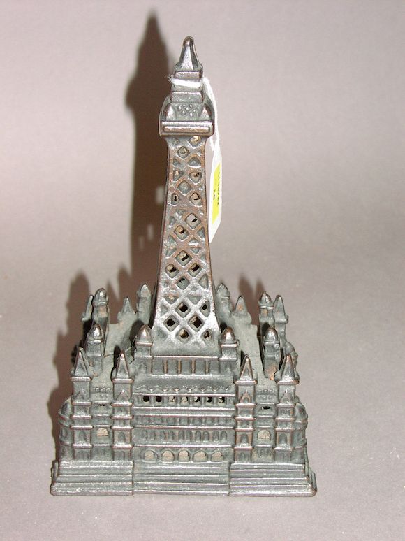 Bonhams : Cast Iron money bank Blackpool Tower, Chamberlain & Hill ...