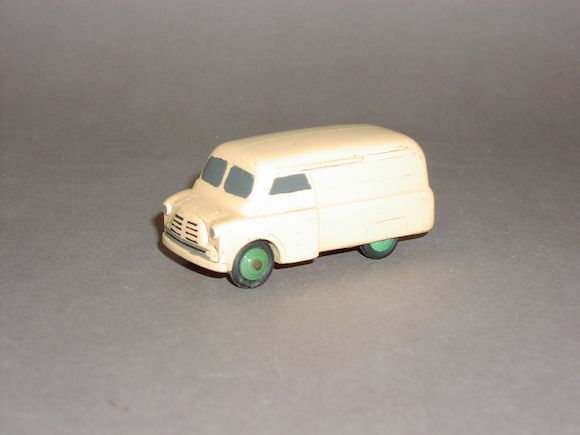 Bonhams : Dinky wooden prototype 480 series Bedford van
