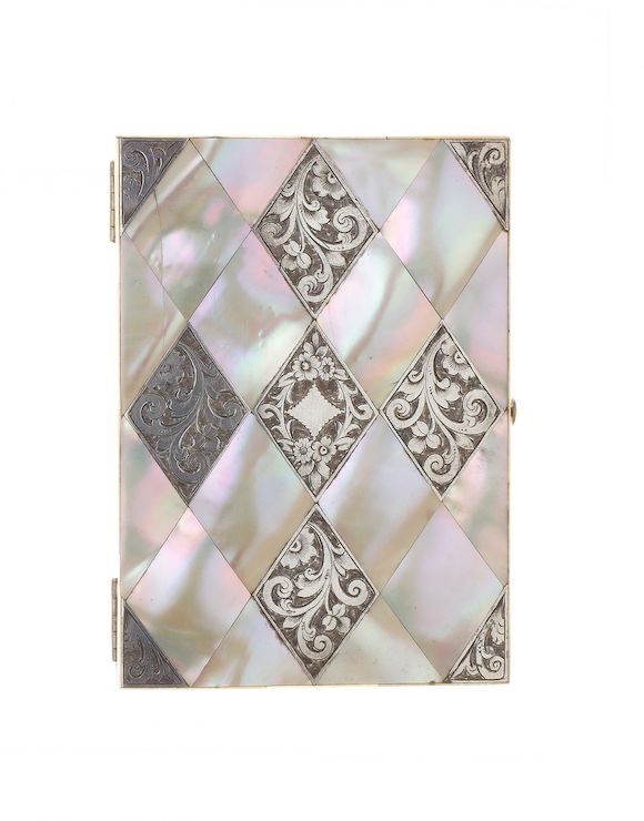 Bonhams : A Victorian mother of pearl and silver lady's case, and two ...
