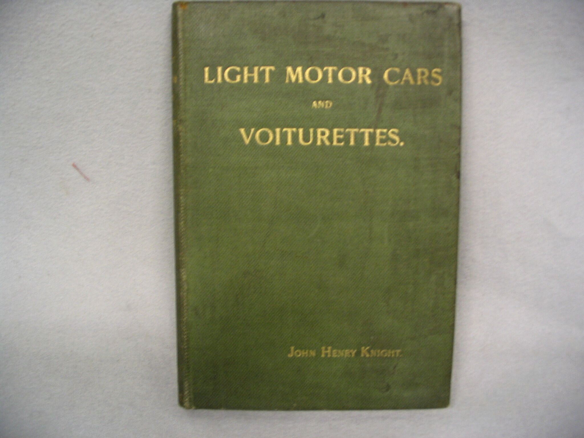 Bonhams Cars : Light Motor Cars and Voiturettes by John Henry Knight ...